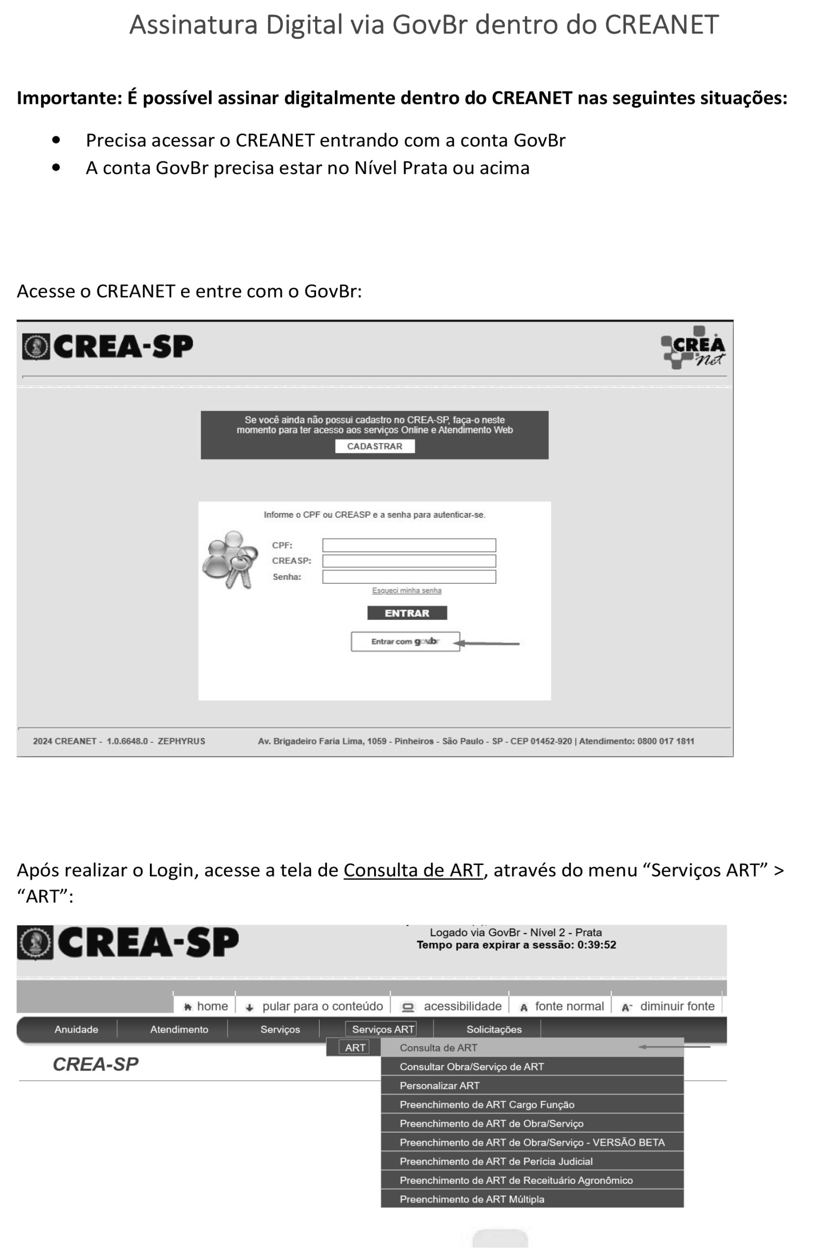 Profissionais registrados no Crea-SP agora podem assinar as suas ARTs ...